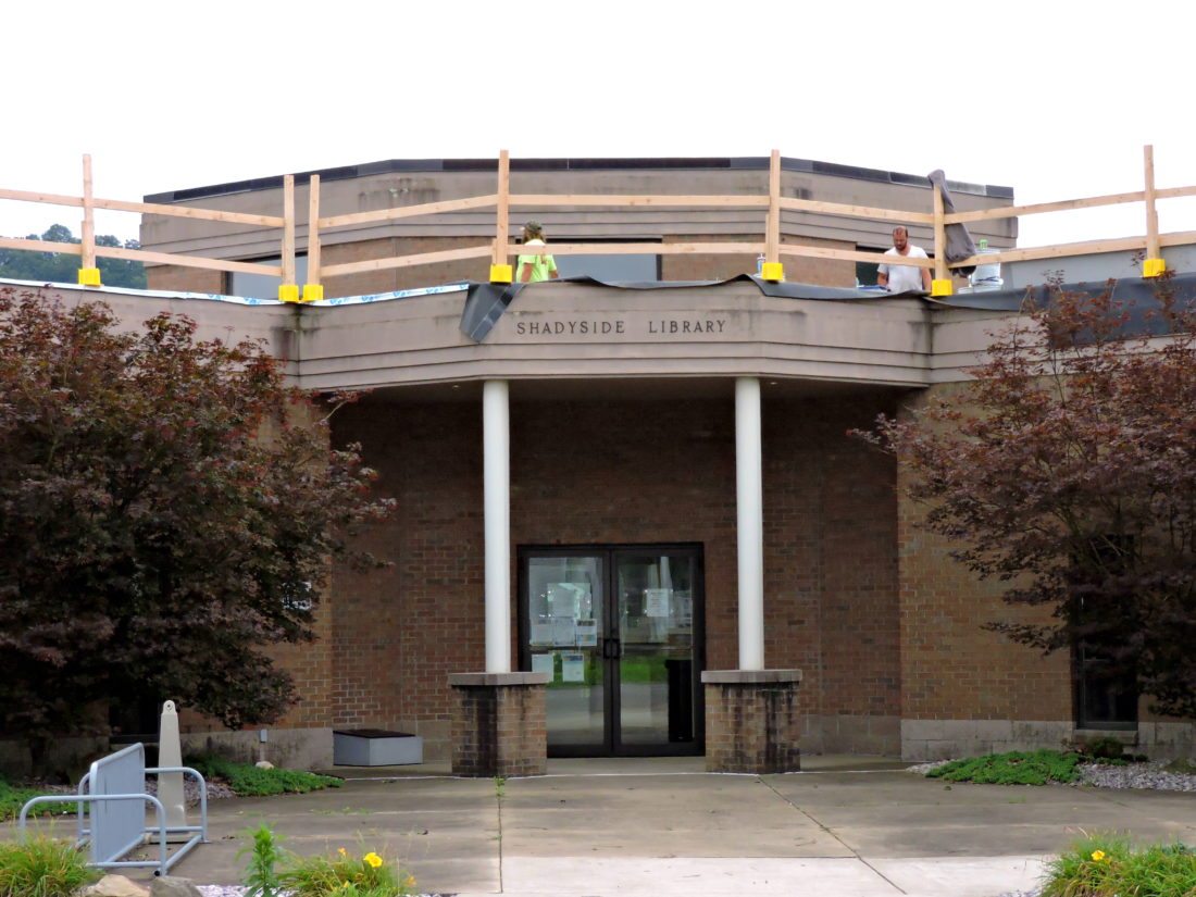 Shadyside Library Gets New Rubber Roof | News, Sports, Jobs - The ...